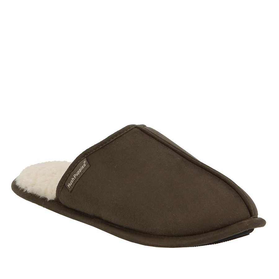 MARTIN SLIPPERS DARK GREEN - Hush Puppies